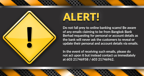 Bangkok Bank Malaysia Announcements